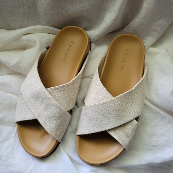 Rothy's | Shoes | Rothys The Weekend Slide In Oat | Poshmark